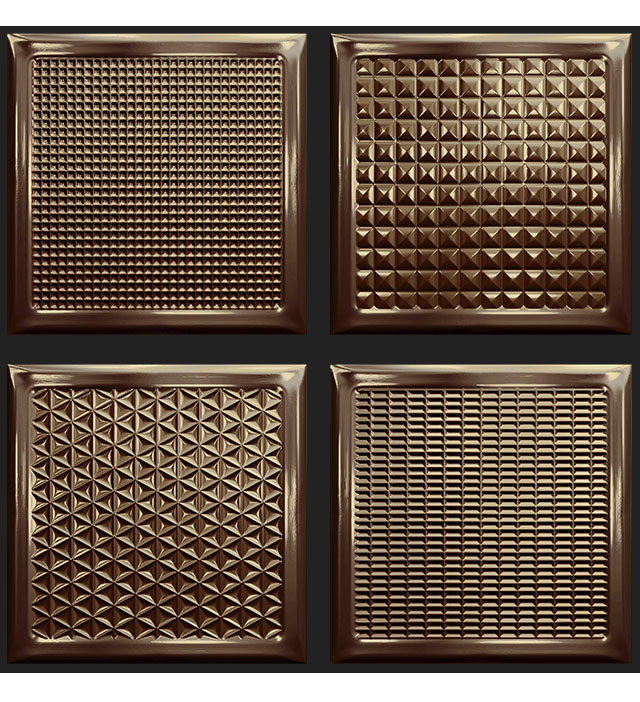 Керамическая плитка Aparici Glass Titanium Brick Brillo (20x20)см 4-107 ...